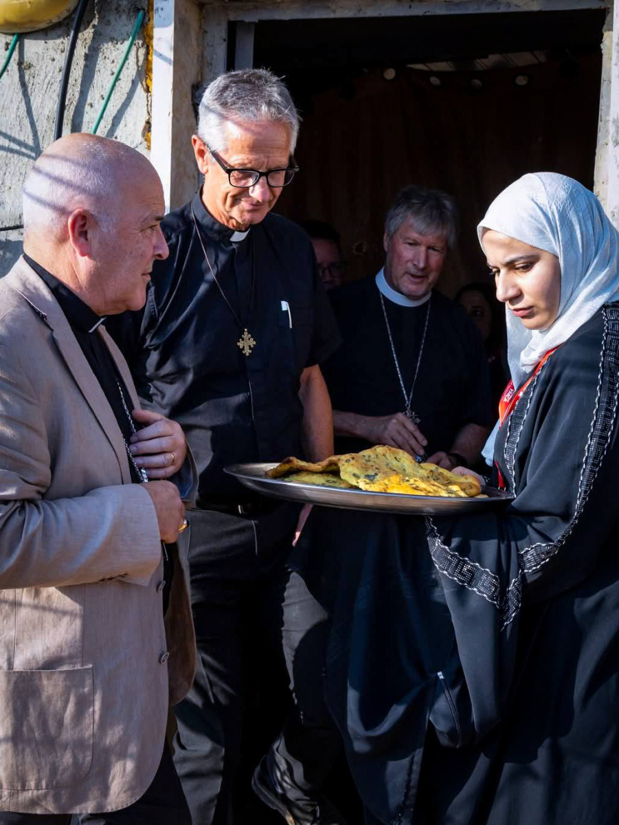 Archbishop Cottrell sees the Living Stones of the West Bank | jmeca.org.uk